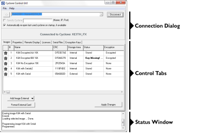 PEmicro Cyclone Control Suite GUI Guide